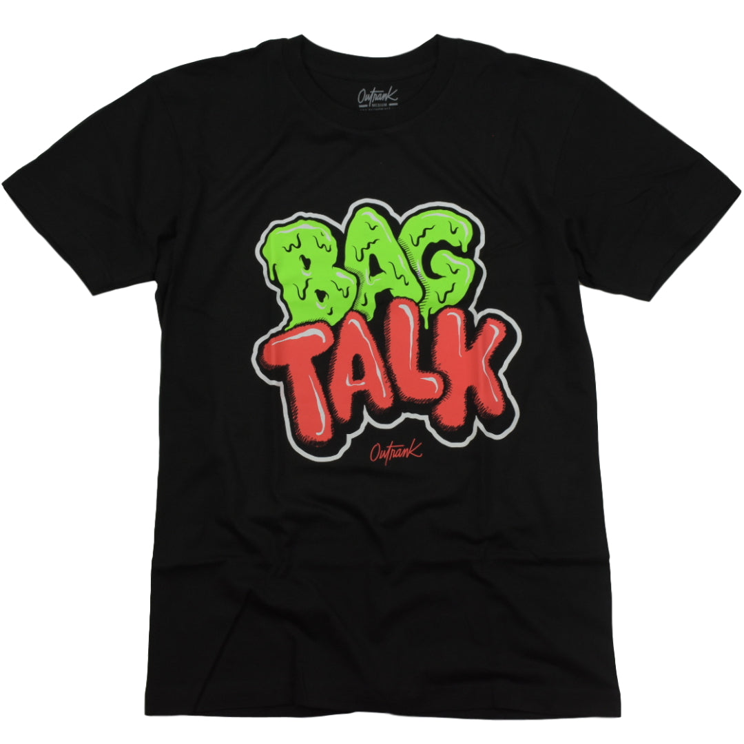 Outrank Men's Bag Talk Black T-shirt | Memphis Urban Wear